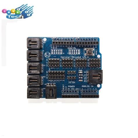 Arduino Uno R3 Sensor Shield V4 Digital Analog Lazada Indonesia