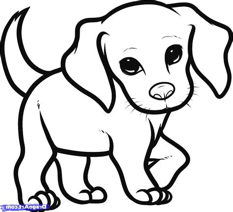 Cute Drawing Of A Puppy At Explore Collection Of
