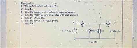 Solved Problem 2For The System Shown In Figure 12 5 A Find Chegg Com