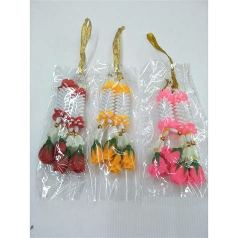 พวงมาลัย 2 ชาย มาลัยห้อยหน้ารถ แขวนศาล Shopee Thailand