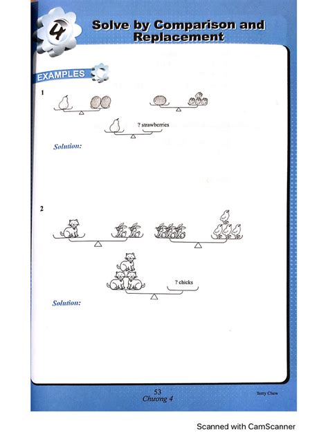 Chuyên đề 4 Solve By Comparison And Replacement Pdf