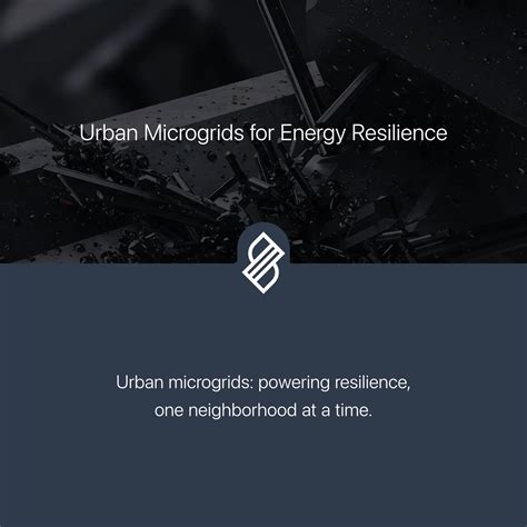 Urban Microgrids For Energy Resilience → Scenario