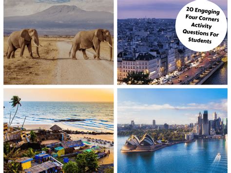 Engaging Four Corners Activity Questions For Babes Teaching Expertise