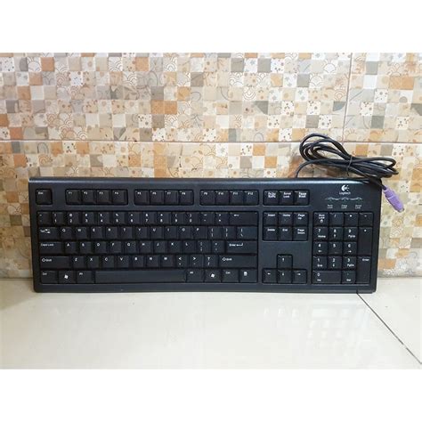 Jual Keyboard Logitech Ps2 Black Shopee Indonesia