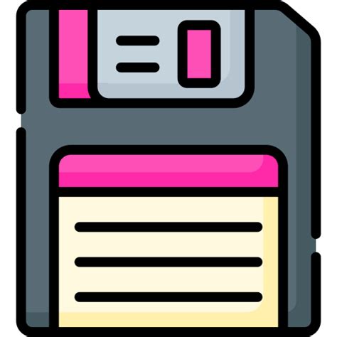 Floppy Disk Special Lineal Color Icon
