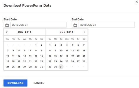 Download Response Data From Powerform Envelopes