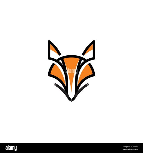 Fox Outline Logo Design Fox Vector Illustration Fox Icon Stock Vector Image And Art Alamy