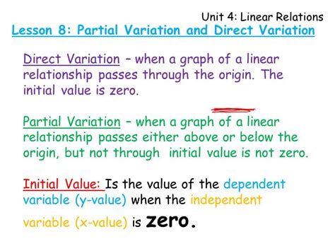 Lesson 8 Partial Variation And Direct Variation Ppt Video Online Download