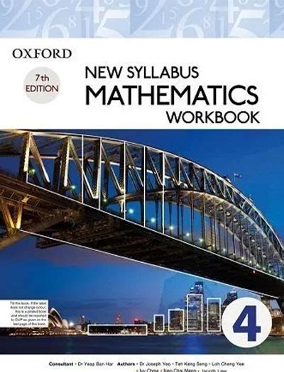 Oxford New Syllabus D Mathematics Nsm Workbook 4 D4 7th Edition Book Bazar Online