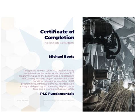 Michael Beets On Linkedin Great 22 5 Hour Course On Plc Programming Safety Debugging And Hmi…