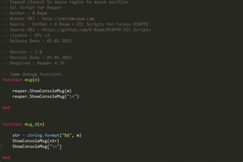 How To Learn Reascript For Reaper Extremraym