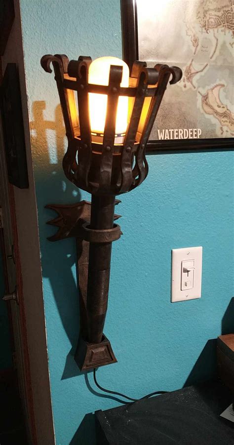 3d Printable Wall Sconce Torch By Propsandbeyond 3d Printable Wall Sconce Torch By Propsandbeyond