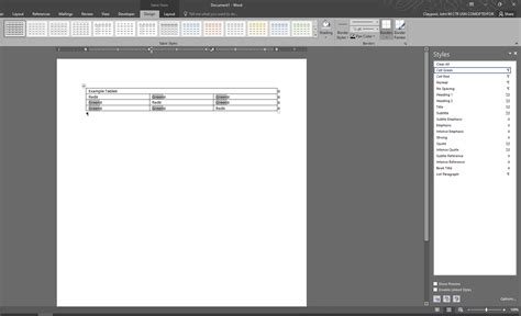 Microsoft Office Styles For Individual Table Cells In Word Super User