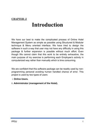 Hotel Management System Final Report PDF