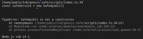 Gnosis Safe New SafeApiKit Returning TypeError SafeApiKit Is Not A Constructor Ethereum
