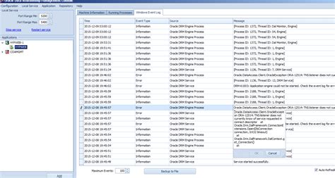 Oracle Drm Application Not Starting Drm 61003 And Ora 12514 Errors