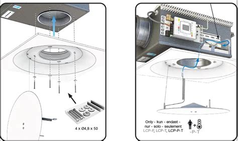 Lindab Lcp Ceiling Air Diffuser Installation Guide