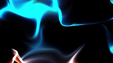 Abstract Blue Orange Black Background Wave Stock Footage Sbv 348503732