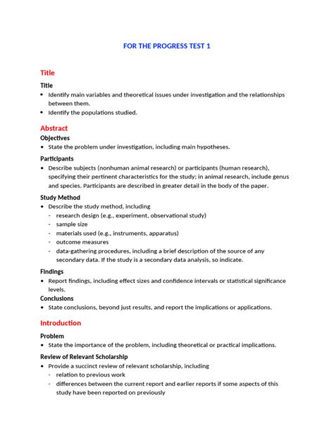 Test Format For The Research Methodology Pdf Hypothesis Statistics
