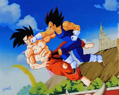 Vegeta Vs Goku En El Torneo By Salvamakoto On Deviantart