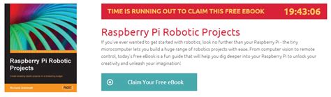 Livro De Graça Raspberry Pi Robotics Projects Embarcados