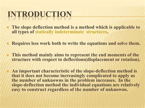 Solving Statically Indeterminate Structure By Slope Deflection Method