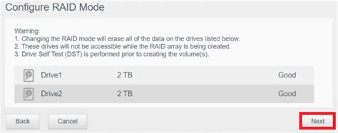 Steps To Create A RAID Volume On A My Cloud