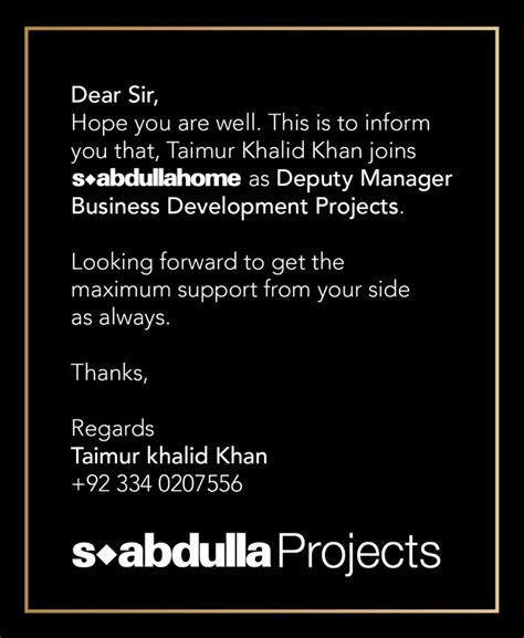 Taimur Khan On Linkedin I Am Happy To Share That I Joined Sabdulla