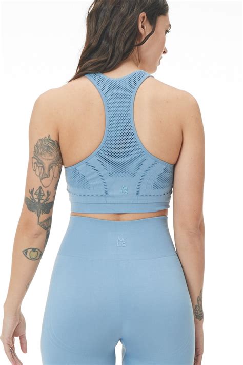 Seamless Open Stitch Sports Bra In 2024 Womens Workout Outfits