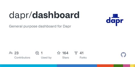 Github Daprdashboard General Purpose Dashboard For Dapr