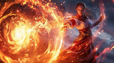 Free Fiery Elemental Mage Image Mage Fire Elemental Download At