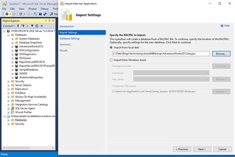 How To Migrate Sql Database To Azure Sql Database Using Ssms Export