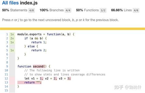 使用jest测试代码覆盖率 知乎