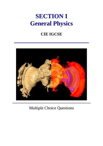 Cie Physics Igcse Past Paper Questions Teaching Resources