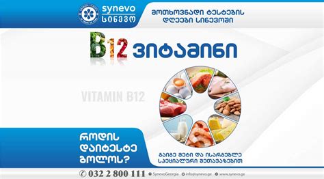 ვიტამინი B12 როდის დაიტესტე ბოლოს