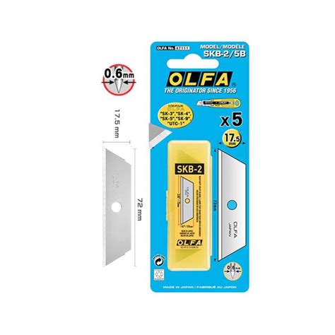 Olfa Blades 17 5mm 5 Pack Durable And Precise Cutting