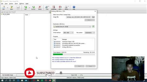 CREATE WINDOWS BOOTABLE USB USING POWERISO YouTube