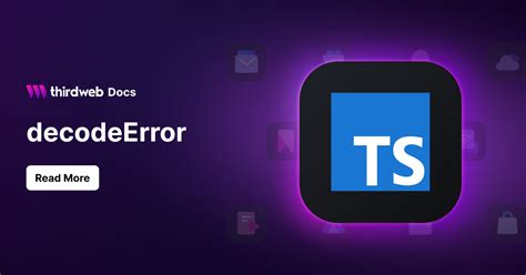 Decodeerror Typescript Sdk