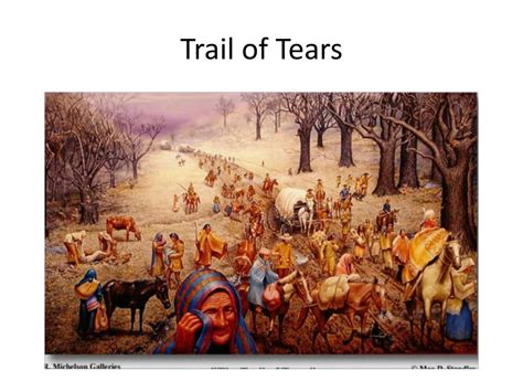 Ppt Trail Of Tears By Robert Lindneux Powerpoint Presentation Free