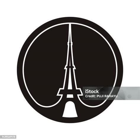 파리와 에펠 탑 로고 벡터 아이콘 일러스트 레이터 디자인 서식 파일 건설 산업에 대한 스톡 벡터 아트 및 기타 이미지 건설 산업 건축 건축물 Istock