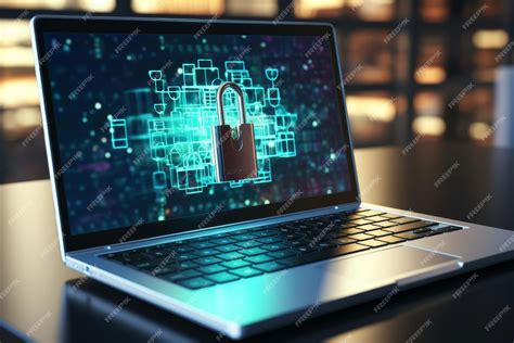 Premium Photo Secure Software Development Code With Padlock Symbol On