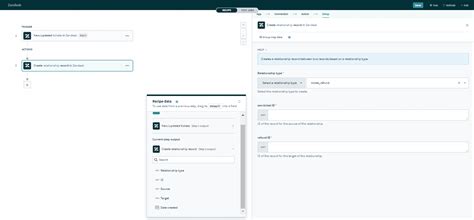 Workato Connectors Zendesk Create Relationship Record Action