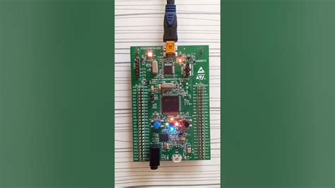 led blink with stm32f407 stm32f407 ile led yakma shorts youtube