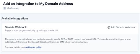 Generic Webhooks AAArdvark