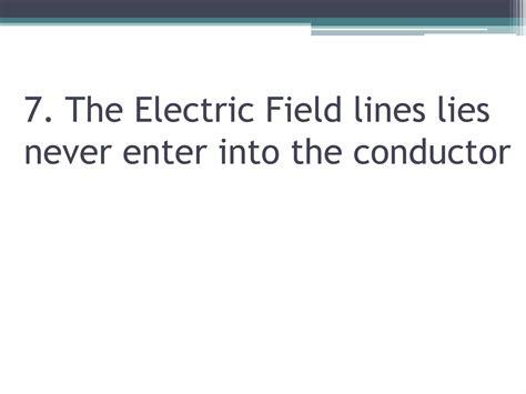 Properties Of Electric Field Pptx
