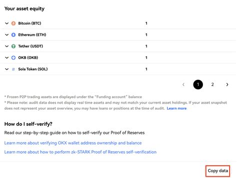 Proof Of Reserves Cryptocurrency Asset Verification Okx