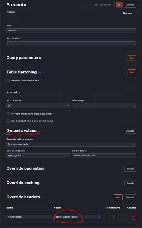 How To Configure An Rest Api Endpoint With This Kind Of Authorization