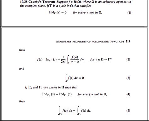 Complex Analysis Proof Of The Cauchy Theorem Mathematics Stack