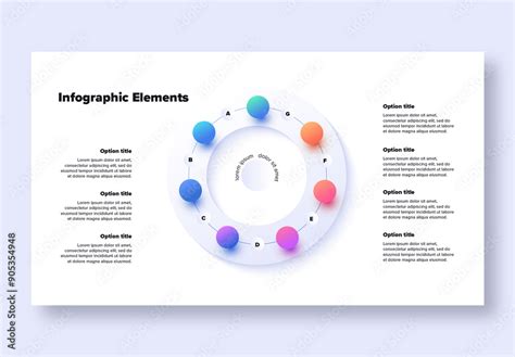 7 step workflow infographic stock template adobe stock