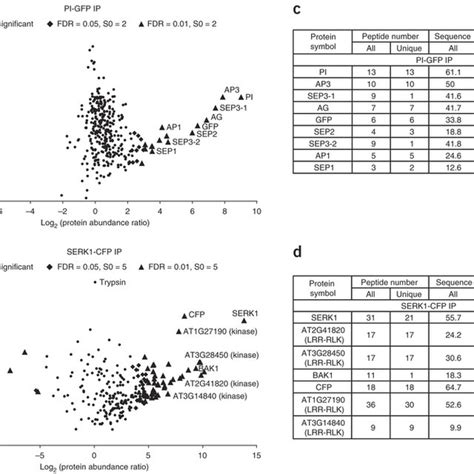Protein Interaction Profiling Using Maxquant A B Graphical